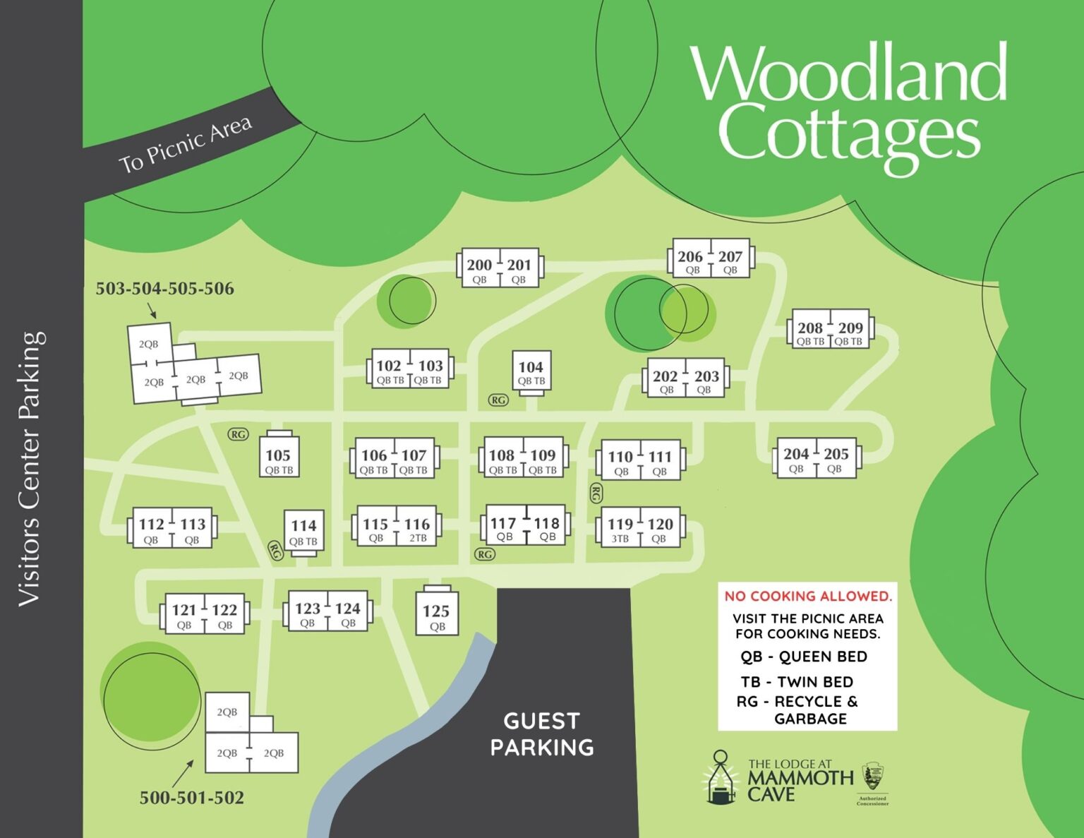 Lodging Maps - Mammoth Cave Lodge